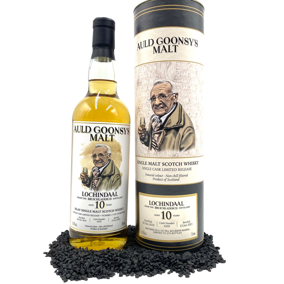 Auld Goonsy's Malt Lochindaal 10 Years – Whiskywinkel.nl